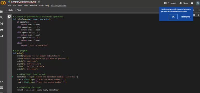 Mansi Patil on LinkedIn: #python #programming #calculator #codsoft # ... Mansi Patil on LinkedIn: #python #programming #calculator #codsoft # ...