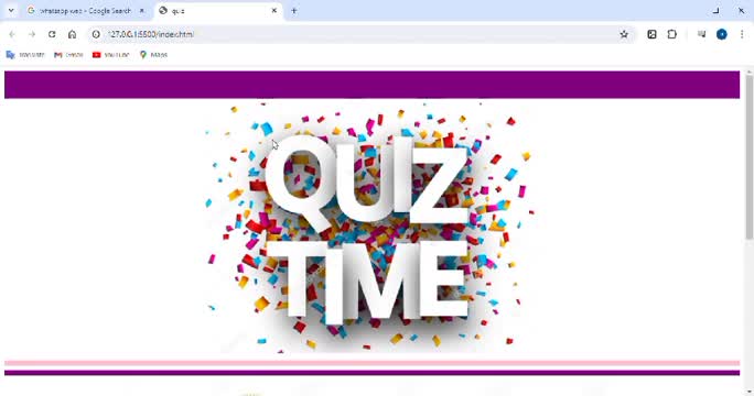 Asfiya Hussain on LinkedIn: #html #quizpage #webdevelopment #learning #smit Asfiya Hussain on LinkedIn: #html #quizpage #webdevelopment #learning #smit