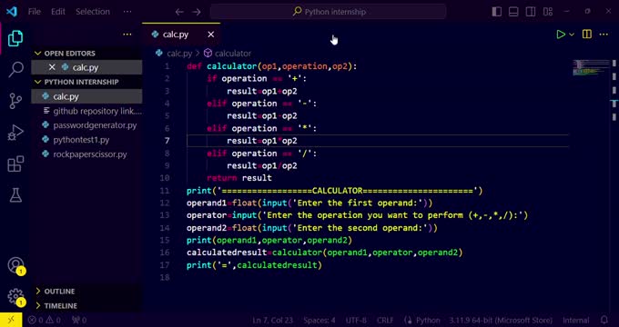 Vedula Sowmya on LinkedIn: #codsoft #internship #python Vedula Sowmya on LinkedIn: #codsoft #internship #python