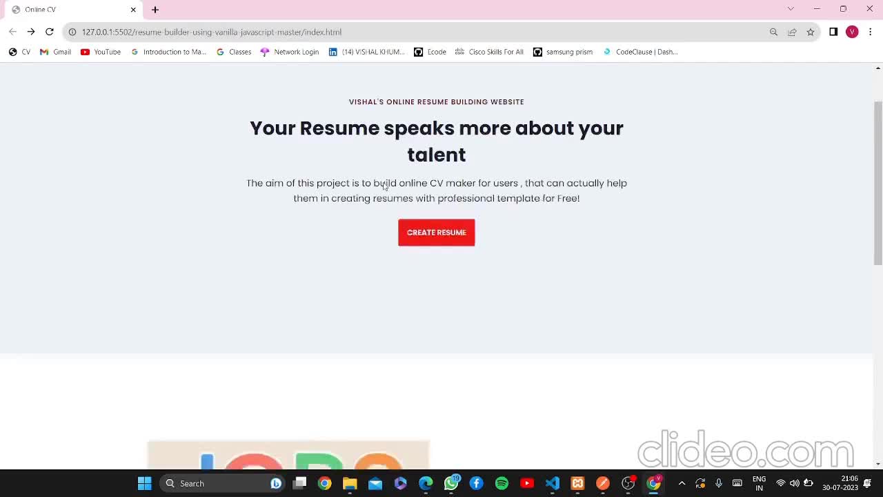 Vishal Khumar P D on LinkedIn: #resumebuilder #codeclause #html #css # ... Vishal Khumar P D on LinkedIn: #resumebuilder #codeclause #html #css # ...