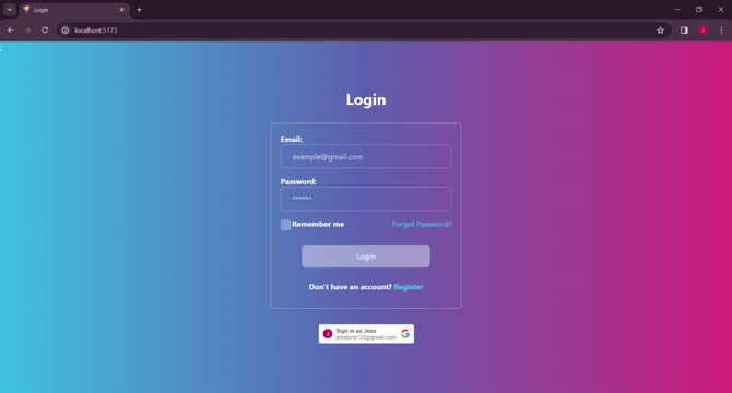 Jees Mariya Tony on LinkedIn: #react #react #loginpage #userexperience ... Jees Mariya Tony on LinkedIn: #react #react #loginpage #userexperience ...