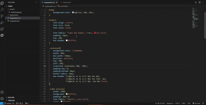 BARATH M on LinkedIn: #html #css #js #webdevelopment #stopwatch # ... BARATH M on LinkedIn: #html #css #js #webdevelopment #stopwatch # ...