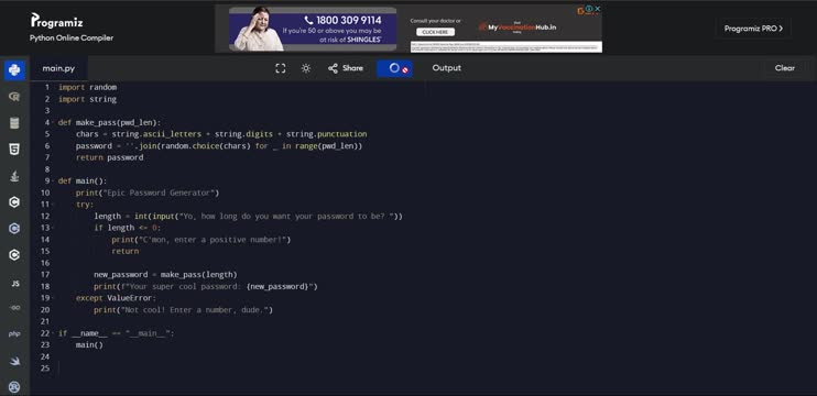 Arya Anand on LinkedIn: password generator in python CodSoft Arya Anand on LinkedIn: password generator in python CodSoft