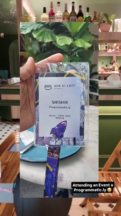 Shishir Srivastav on LinkedIn: #aws #genailoft #aws #genai # ... Shishir Srivastav on LinkedIn: #aws #genailoft #aws #genai # ...
