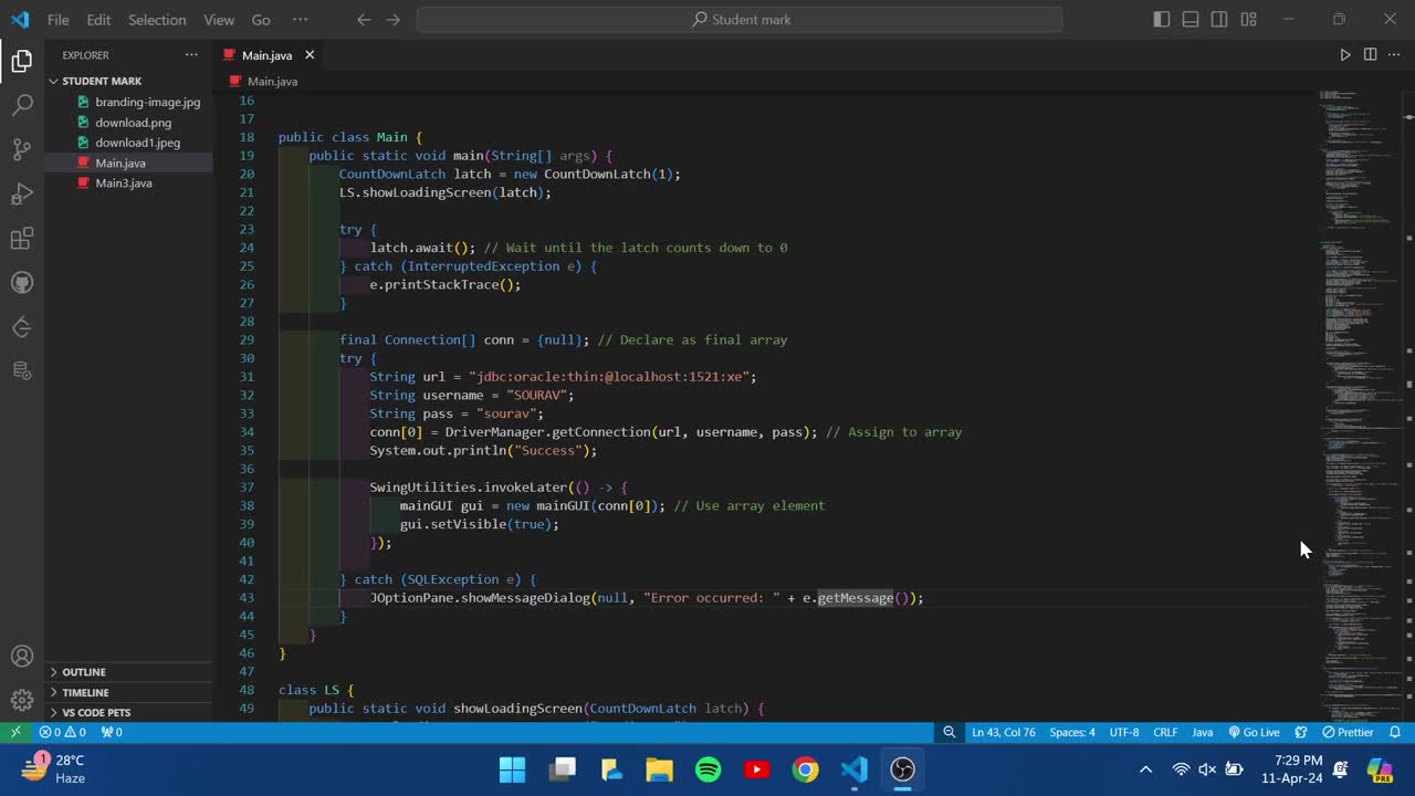 Introducing Java project with Oracle database | Sourav Kumar Parida ... Introducing Java project with Oracle database | Sourav Kumar Parida ...