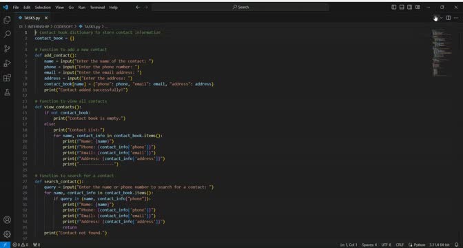 Oindrila Biswas on LinkedIn: #codsoft #python_programming #internship Oindrila Biswas on LinkedIn: #codsoft #python_programming #internship