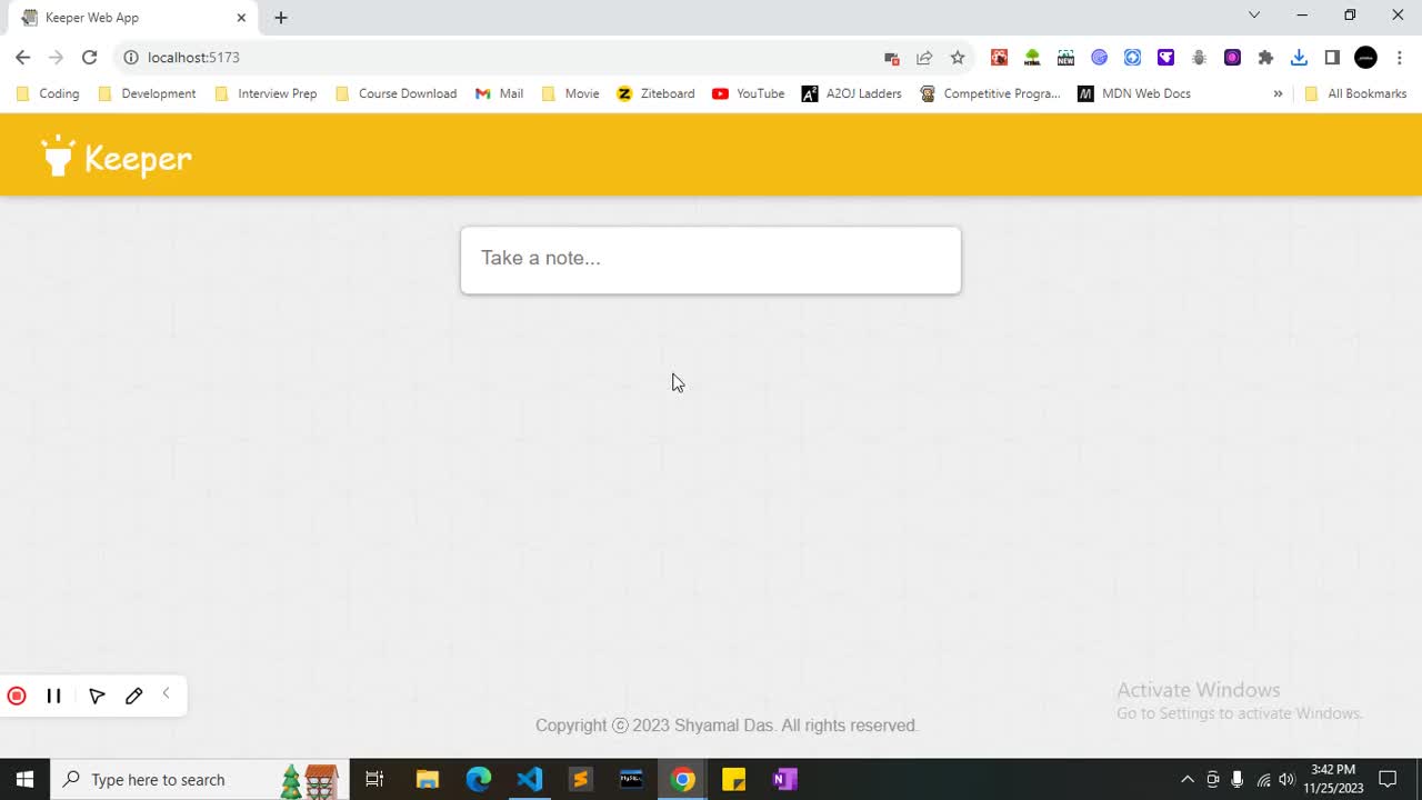 🚀 New project: A Keeper App with React! 📝🔍 | Shyamal Das posted on the ... 🚀 New project: A Keeper App with React! 📝🔍 | Shyamal Das posted on the ...