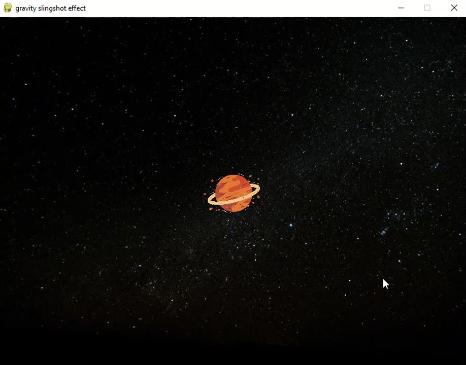 Slingshot effect simulation with pygame #python #slighttouchofmath ... Slingshot effect simulation with pygame #python #slighttouchofmath ...