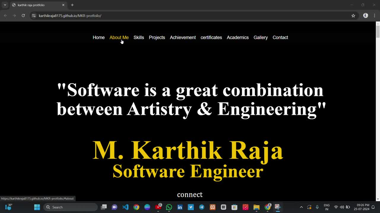 KARTHIK RAJA M on LinkedIn: #webdevelopment #portfolio #html #css # ... KARTHIK RAJA M on LinkedIn: #webdevelopment #portfolio #html #css # ...