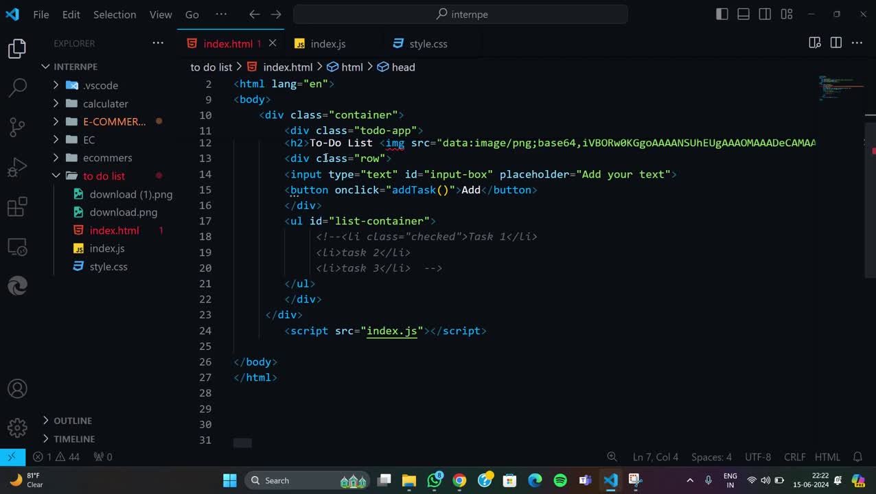 Sanskruti Rudrawar on LinkedIn: #internship #webdevelopment #todolist # ... Sanskruti Rudrawar on LinkedIn: #internship #webdevelopment #todolist # ...