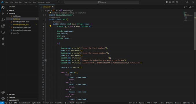 Sakshi Kamble on LinkedIn: #javaprogramming #edunexatech Sakshi Kamble on LinkedIn: #javaprogramming #edunexatech