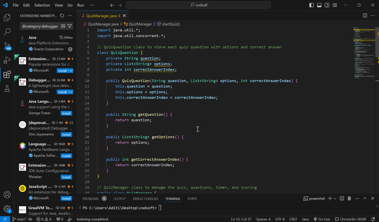 Aditi Purohit on LinkedIn: #codsoft #javaprogramming Aditi Purohit on LinkedIn: #codsoft #javaprogramming