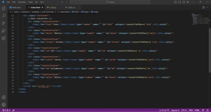 Saketh Kotturu on LinkedIn: CodeClause_Unit-Converter using HTML, CSS ... Saketh Kotturu on LinkedIn: CodeClause_Unit-Converter using HTML, CSS ...