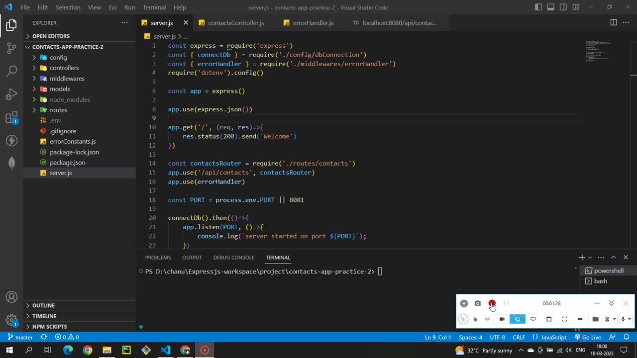 Chan Basha on LinkedIn: #nodejs #expressjs #mongodb #nodemon #crud #api ... Chan Basha on LinkedIn: #nodejs #expressjs #mongodb #nodemon #crud #api ...