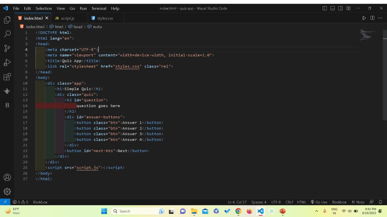 PRITI GUPTA on LinkedIn: #javascriptdeveloper #quizapp #projectcompleted PRITI GUPTA on LinkedIn: #javascriptdeveloper #quizapp #projectcompleted