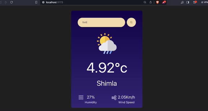 I made a simple weather app with HTML, CSS, and ReactJS! 🌦️ Check it ... I made a simple weather app with HTML, CSS, and ReactJS! 🌦️ Check it ...