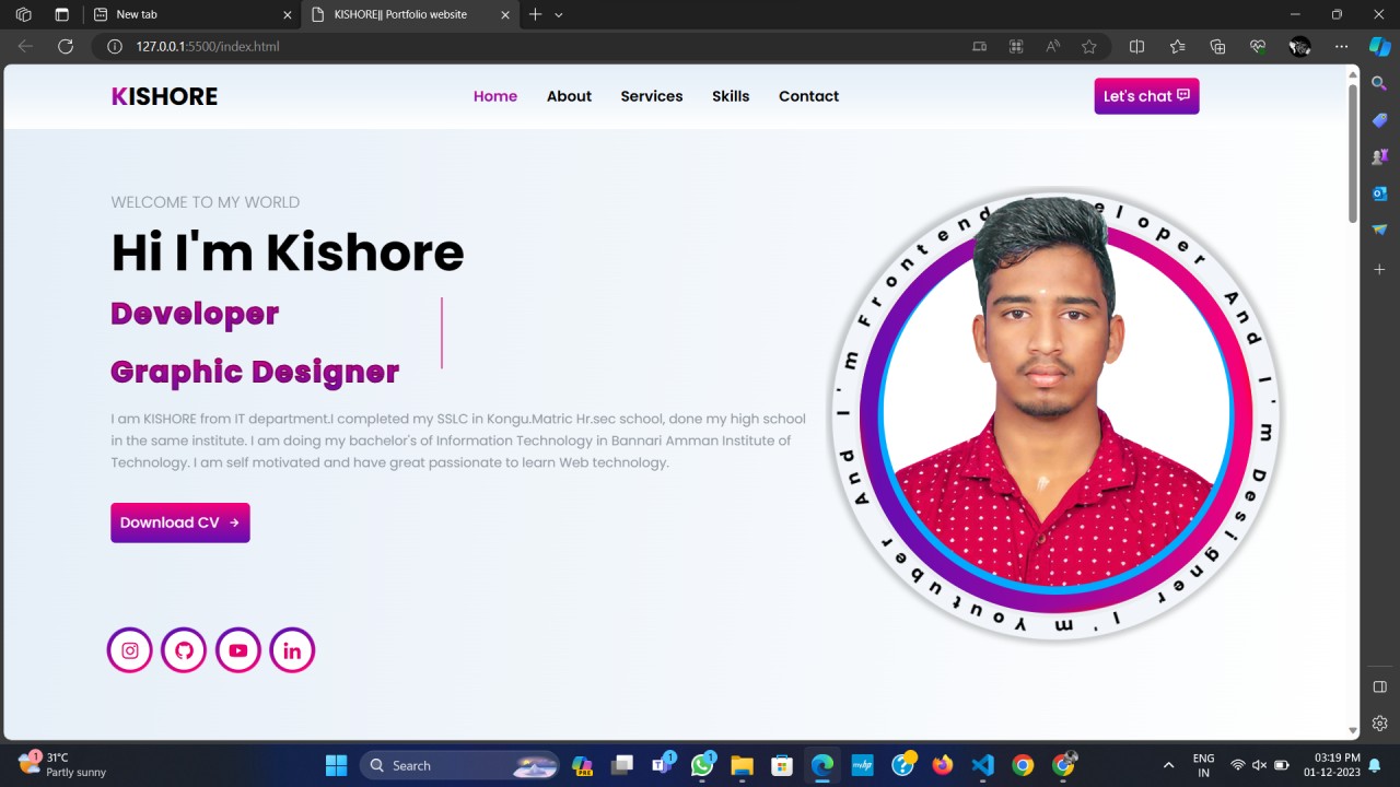 KISHORE S on LinkedIn: #frontenddevelopment #internshipproject # ... KISHORE S on LinkedIn: #frontenddevelopment #internshipproject # ...