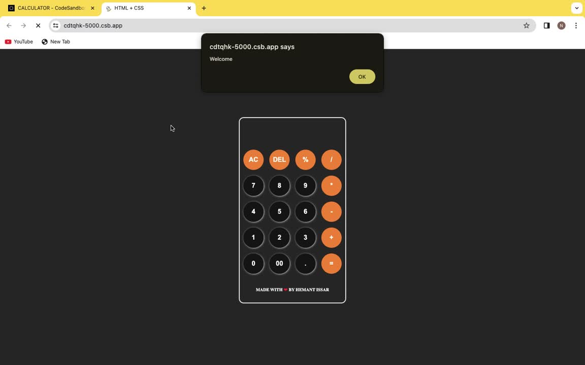 Hemant Issar on LinkedIn: #calculator #calculatorproject #javascript # ... Hemant Issar on LinkedIn: #calculator #calculatorproject #javascript # ...