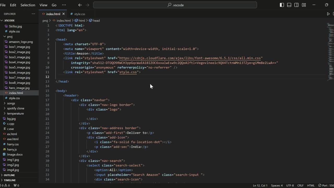 RISHU RAJ on LinkedIn: #webdevelopment #html #css #amazon #frontendmagic RISHU RAJ on LinkedIn: #webdevelopment #html #css #amazon #frontendmagic