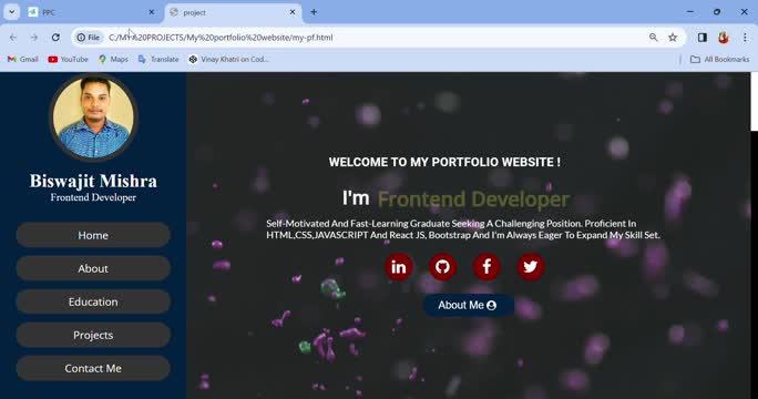 Introducing my protfolio project | Biswajit Mishra posted on the topic ... Introducing my protfolio project | Biswajit Mishra posted on the topic ...