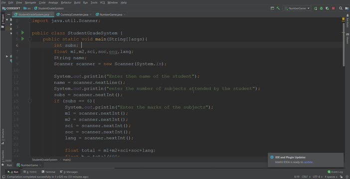 CodSoft internship project: Student Grade Calculator | Abdullah Zaheer ... CodSoft internship project: Student Grade Calculator | Abdullah Zaheer ...