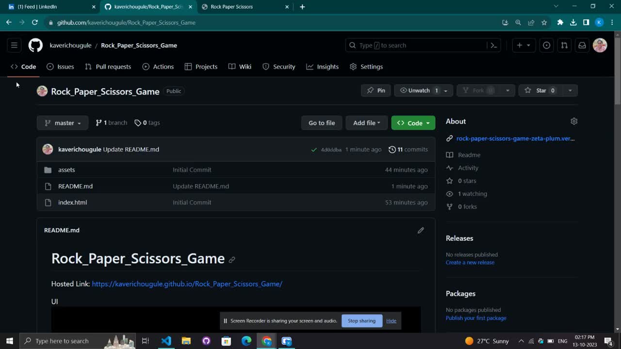 Kaveri Chougule on LinkedIn: #javascript #html #css #rockpaperscissors ... Kaveri Chougule on LinkedIn: #javascript #html #css #rockpaperscissors ...