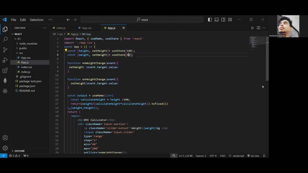 Mohammed Farhan on LinkedIn: #react #html #css #javascript # ... Mohammed Farhan on LinkedIn: #react #html #css #javascript # ...
