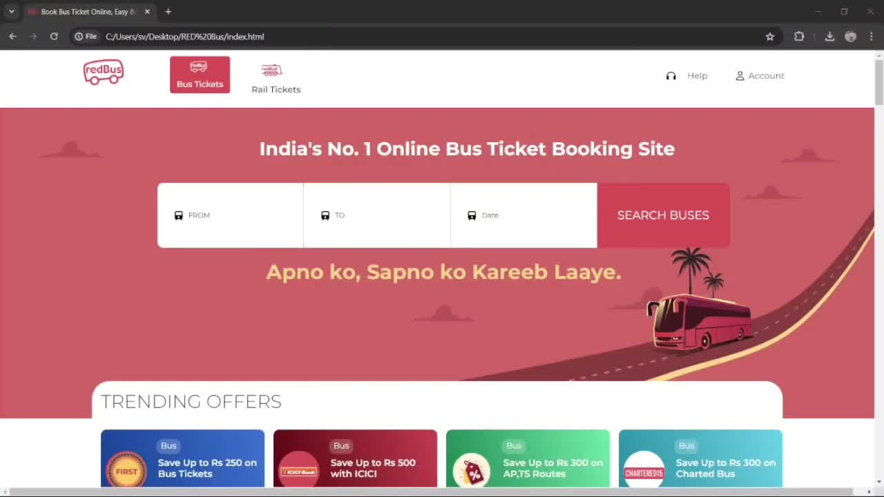 Sudhanshu Nagar on LinkedIn: #wscubetech #html #css #redbusproject # ... Sudhanshu Nagar on LinkedIn: #wscubetech #html #css #redbusproject # ...