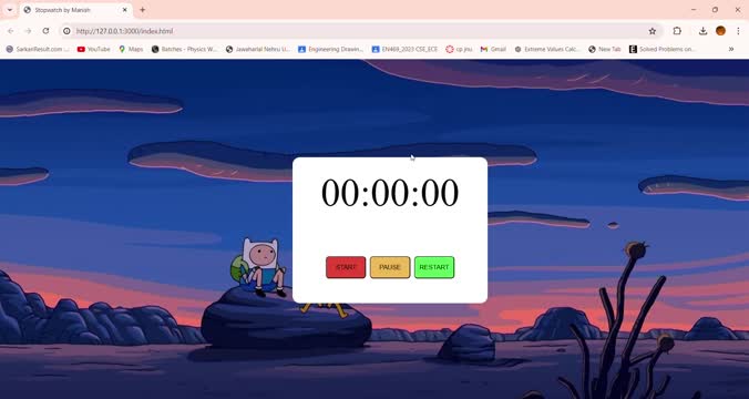 manish kumar on LinkedIn: #javascript #html #css #stopwatch #webdevelopment manish kumar on LinkedIn: #javascript #html #css #stopwatch #webdevelopment