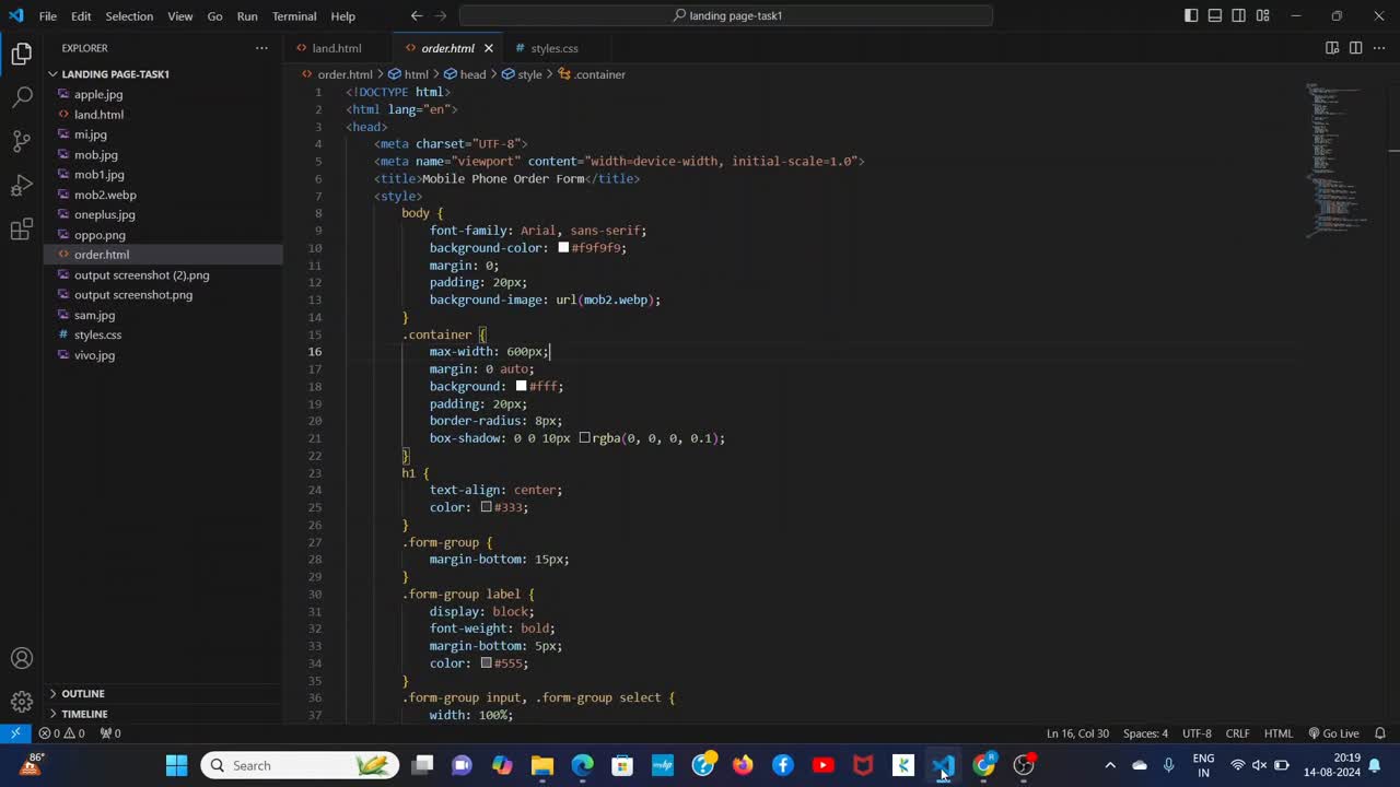 RESHMA A on LinkedIn: #webdevelopment #html #css #landingpage #codsoft ... RESHMA A on LinkedIn: #webdevelopment #html #css #landingpage #codsoft ...