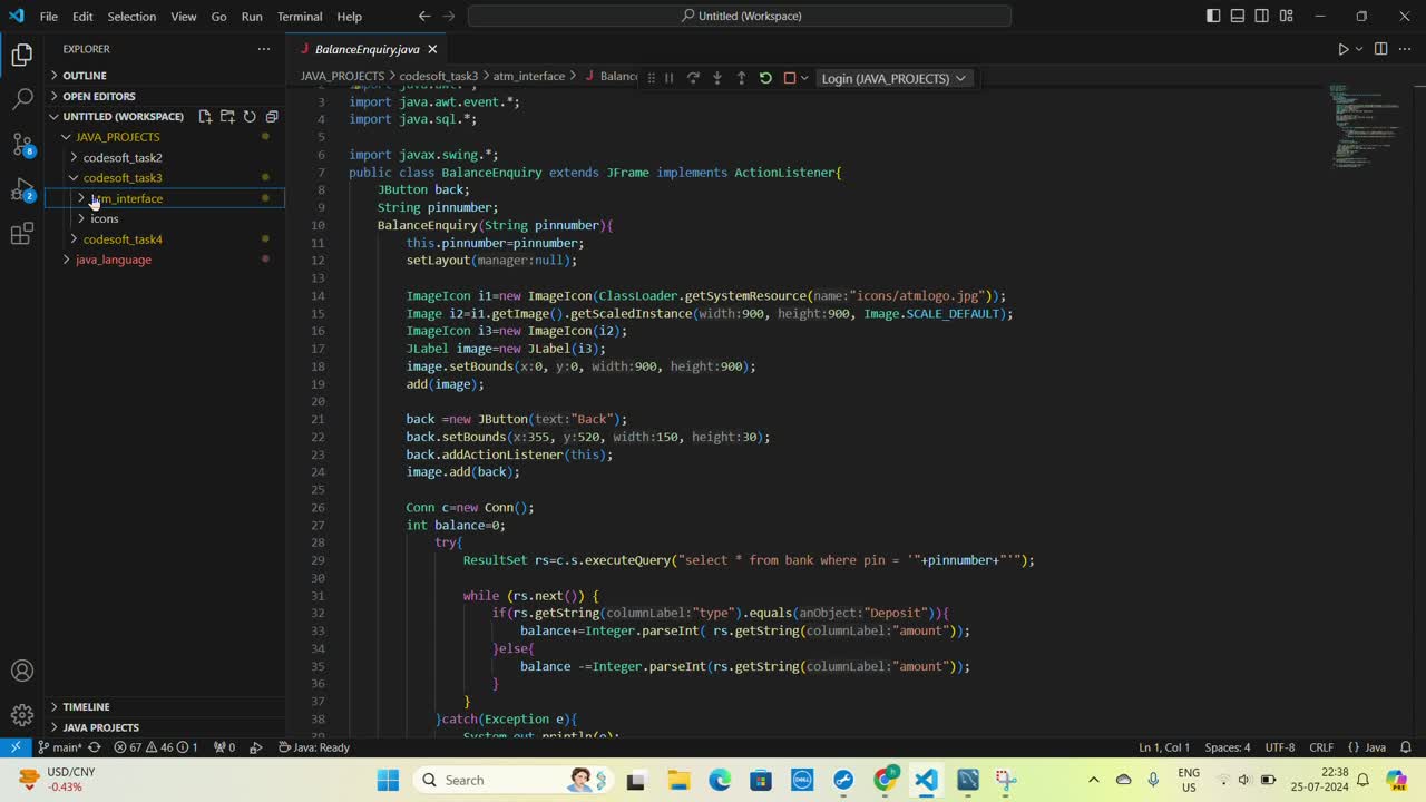 Himanshi Dalal on LinkedIn: I have completed Task 3 (atm interface) of ... Himanshi Dalal on LinkedIn: I have completed Task 3 (atm interface) of ...