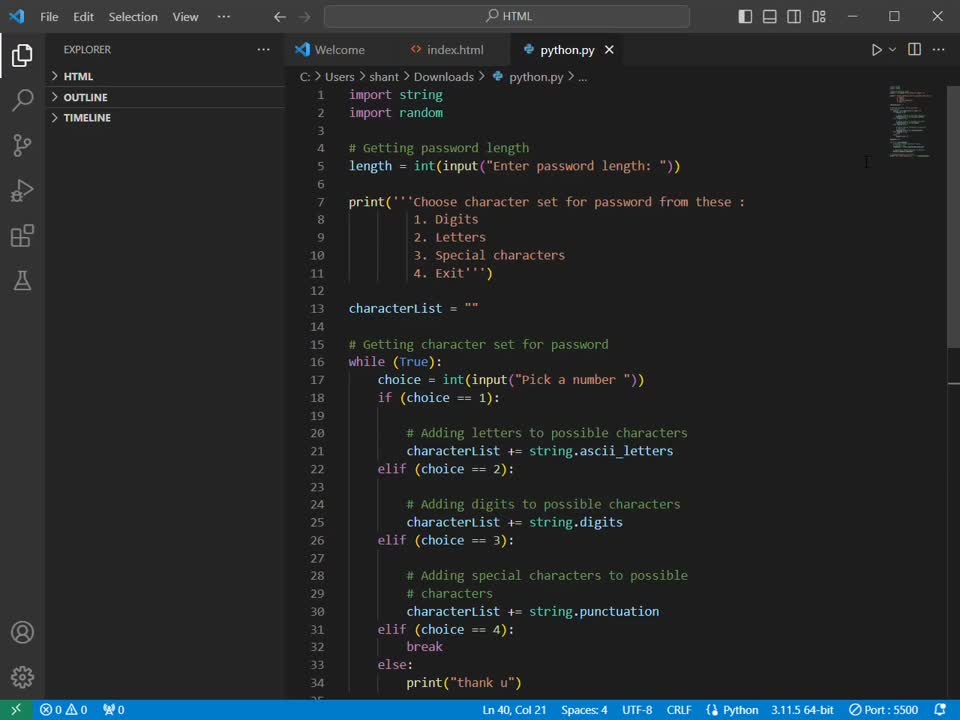 Shantanu Sharma on LinkedIn: #internship #python #codsoft Shantanu Sharma on LinkedIn: #internship #python #codsoft