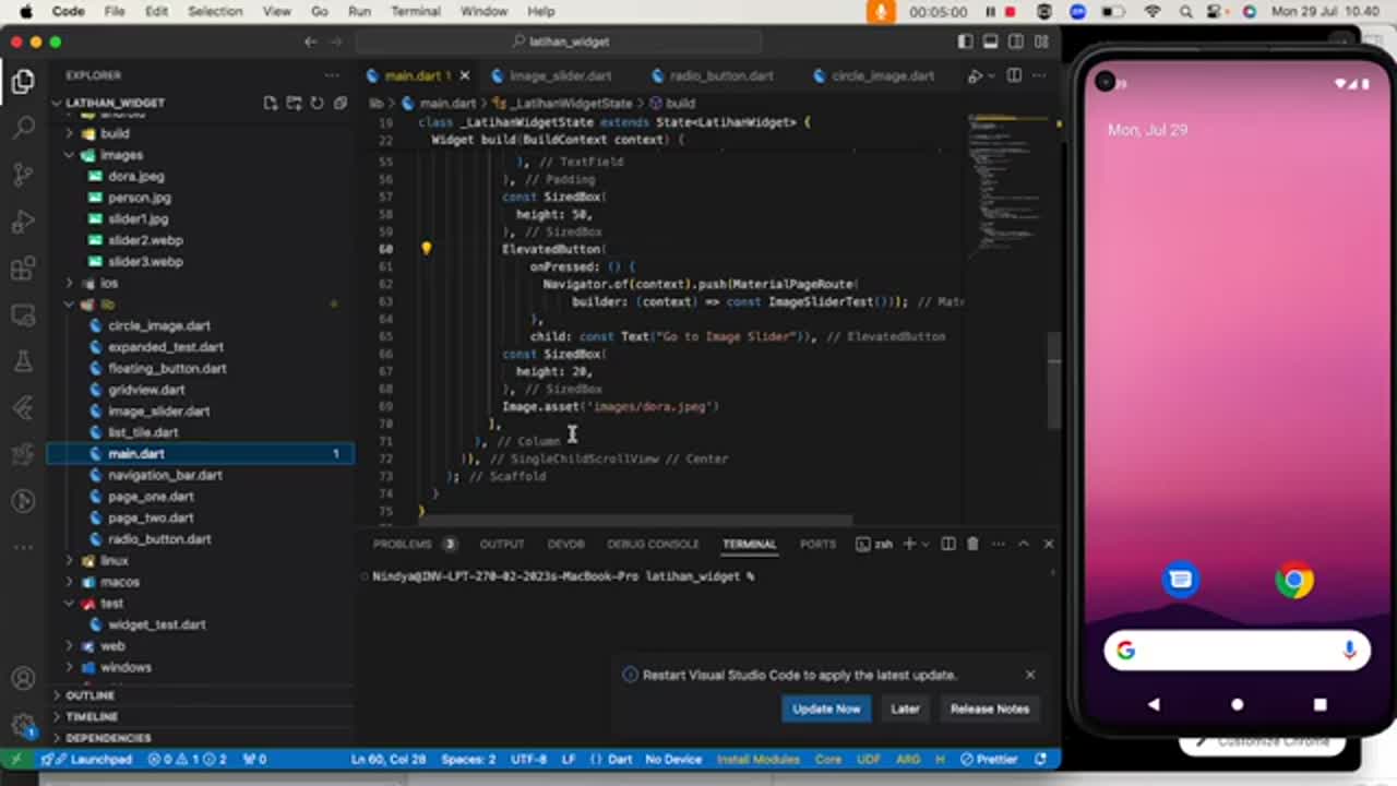 Chevy Nanda on LinkedIn: #flutter #android #androidstudio #visualstudiocode Chevy Nanda on LinkedIn: #flutter #android #androidstudio #visualstudiocode