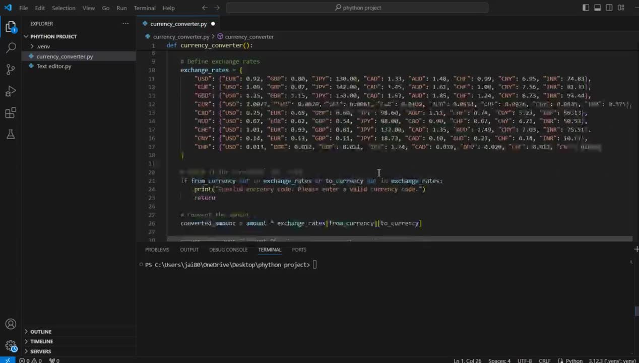 Jayant Bhati on LinkedIn: #python #currencyconverter #coding # ... Jayant Bhati on LinkedIn: #python #currencyconverter #coding # ...