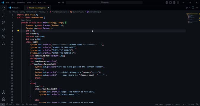 Pavan Chevvakula on LinkedIn: #codsoft #java #codsoft_internship Pavan Chevvakula on LinkedIn: #codsoft #java #codsoft_internship