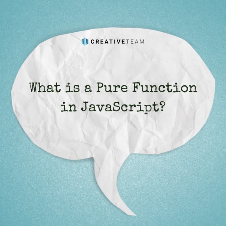 CreativeTeam IO on LinkedIn: #purefunction #javascript #programmer # ... CreativeTeam IO on LinkedIn: #purefunction #javascript #programmer # ...