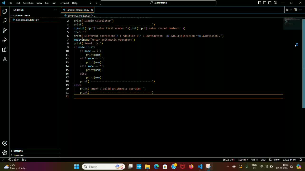 Lakshmi Sravani Indraganti on LinkedIn: #codsoft #internship #python # ... Lakshmi Sravani Indraganti on LinkedIn: #codsoft #internship #python # ...