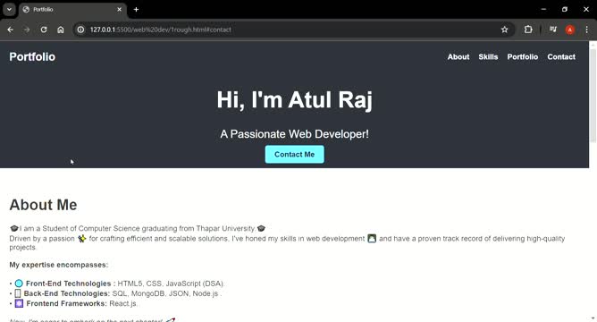 Atul Raj on LinkedIn: #internship #webdevelopment #codsoft #portfolio # ... Atul Raj on LinkedIn: #internship #webdevelopment #codsoft #portfolio # ...