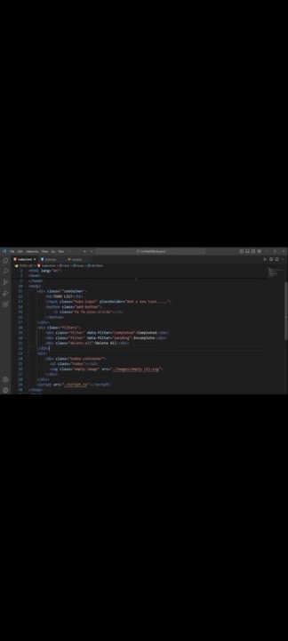 Kaviya N on LinkedIn: InternPe Todolist using html css js Kaviya N on LinkedIn: InternPe Todolist using html css js