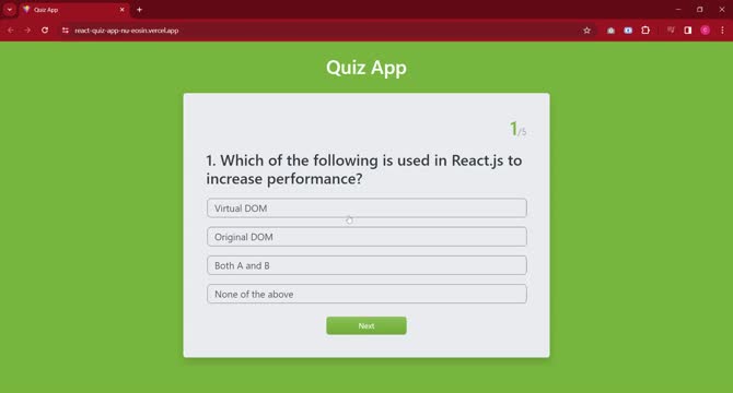 Jees Mariya Tony on LinkedIn: #react #reactbootstrap #quizapp #jsx Jees Mariya Tony on LinkedIn: #react #reactbootstrap #quizapp #jsx