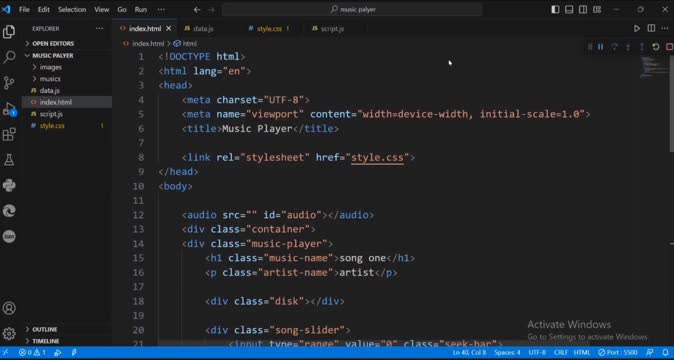 Gunjal Sonwane on LinkedIn: #nxtech #musicplayer #html #css #javascript Gunjal Sonwane on LinkedIn: #nxtech #musicplayer #html #css #javascript