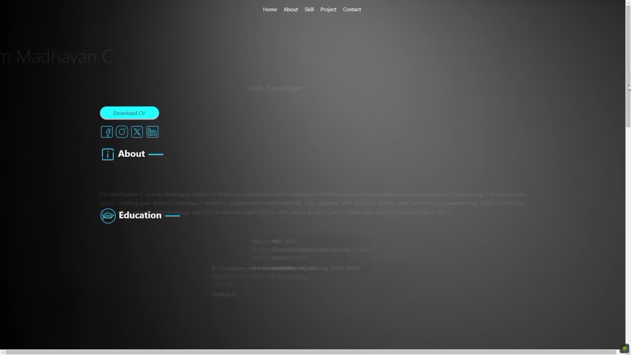 Madhavan Chellappan on LinkedIn: #react #reactdeveloper #portfolio # ... Madhavan Chellappan on LinkedIn: #react #reactdeveloper #portfolio # ...