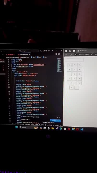 RISHIKESH YADAV on LinkedIn: Finally I created calculator by using Html ... RISHIKESH YADAV on LinkedIn: Finally I created calculator by using Html ...