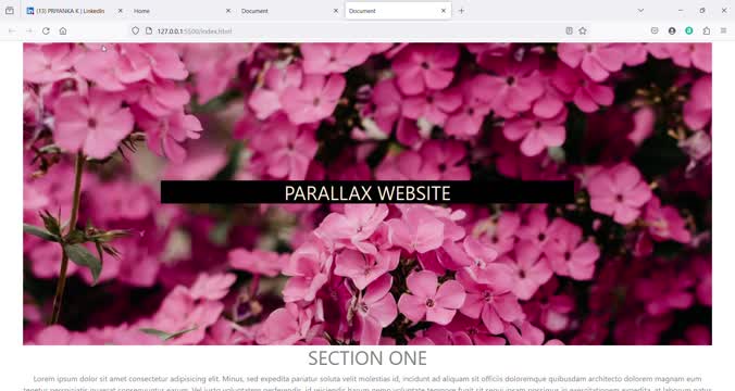PRIYANKA K on LinkedIn: #coding #parallaxwebpage #css #html #htmlcss # ... PRIYANKA K on LinkedIn: #coding #parallaxwebpage #css #html #htmlcss # ...