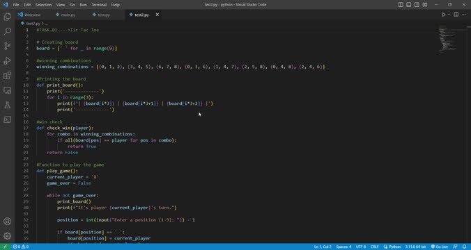 Jawahar Basha on LinkedIn: #pythonprogramming #internpe # ... Jawahar Basha on LinkedIn: #pythonprogramming #internpe # ...