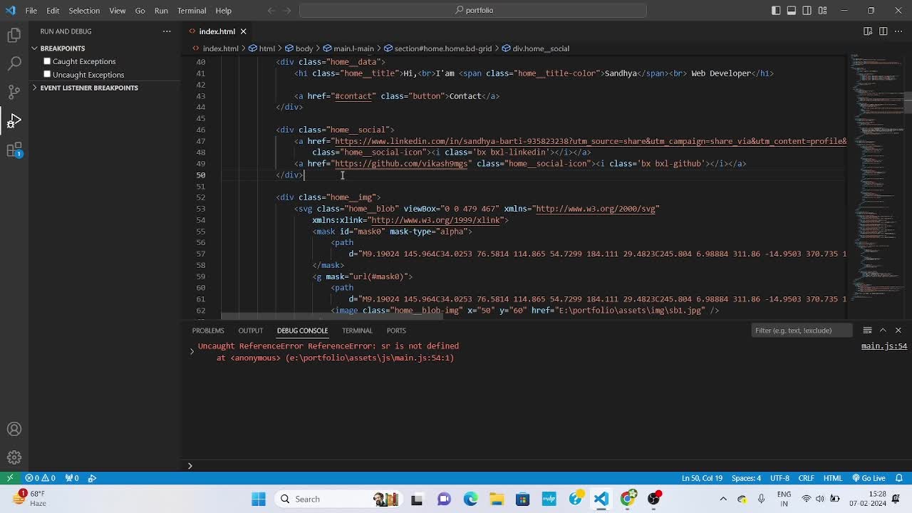 Sandhya Bharti on LinkedIn: #htm #css #javascript #bharatinternship Sandhya Bharti on LinkedIn: #htm #css #javascript #bharatinternship