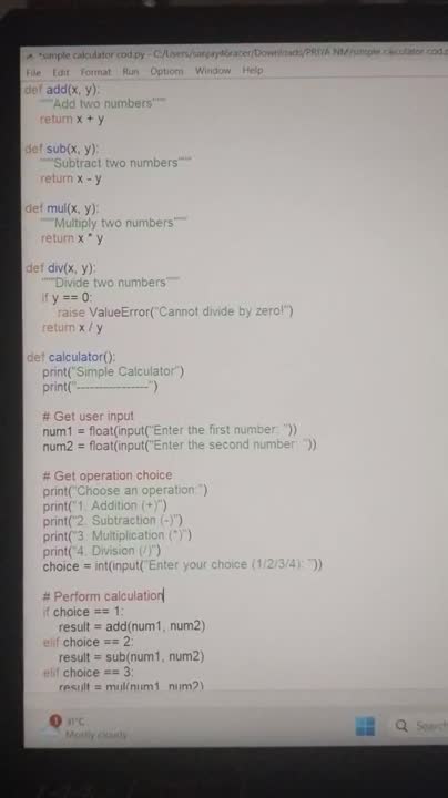 Adithya Ravindranath on LinkedIn: #codsoft #internship #python #gui # ... Adithya Ravindranath on LinkedIn: #codsoft #internship #python #gui # ...