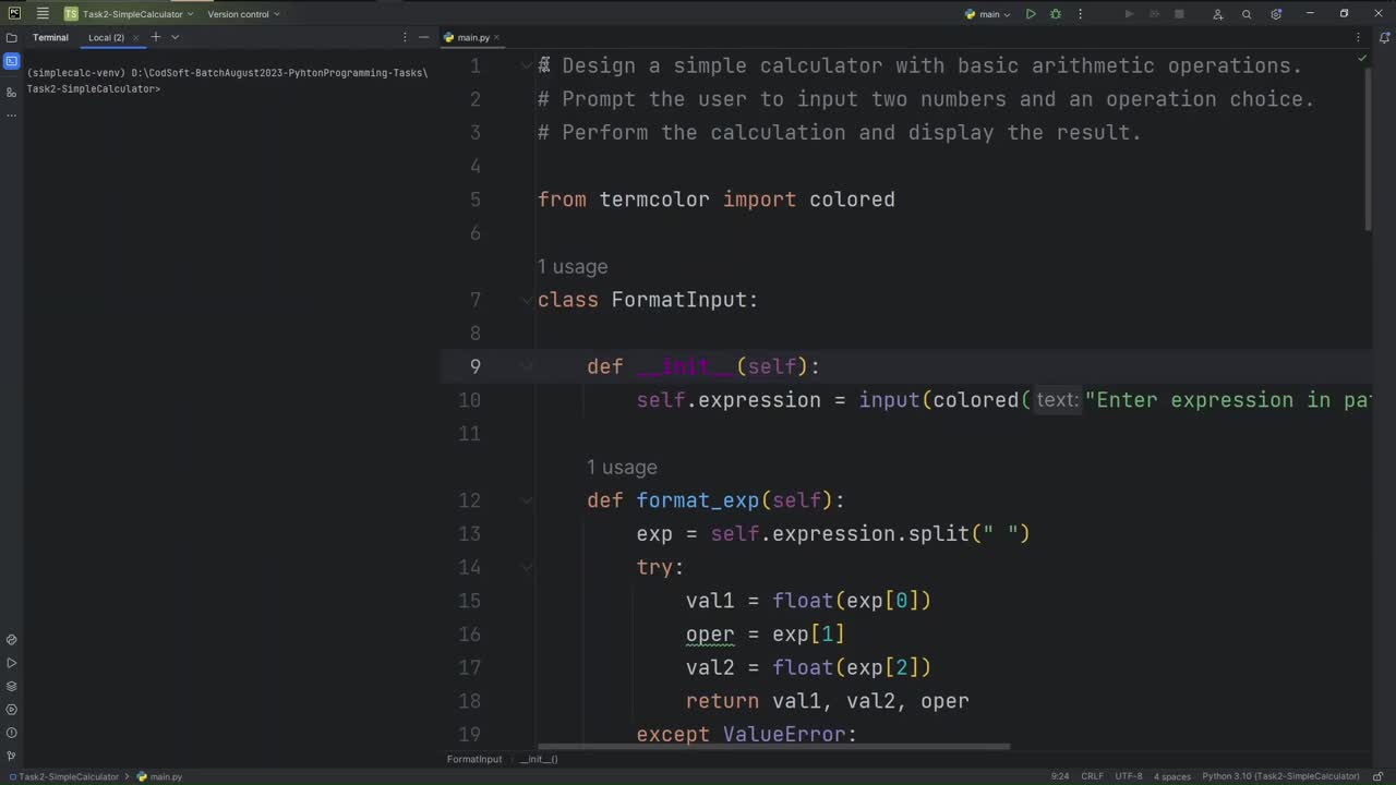 Kaustab Roy on LinkedIn: #codsoft #pythonprogramming #intership Kaustab Roy on LinkedIn: #codsoft #pythonprogramming #intership