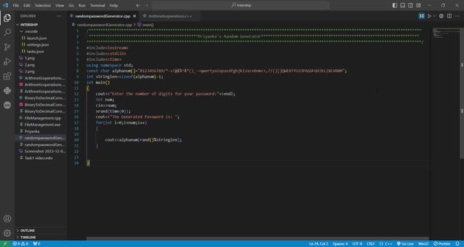 PRIYANKA DHINAKAR on LinkedIn: #fourthtaskininternship #cplusplus # ... PRIYANKA DHINAKAR on LinkedIn: #fourthtaskininternship #cplusplus # ...