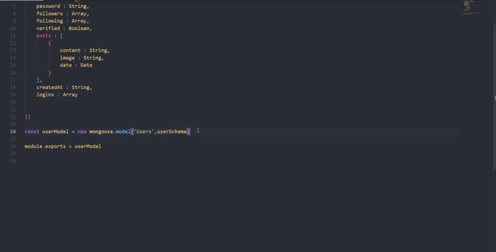 Completed a robust MongoDB user and post model for my social media app ... Completed a robust MongoDB user and post model for my social media app ...